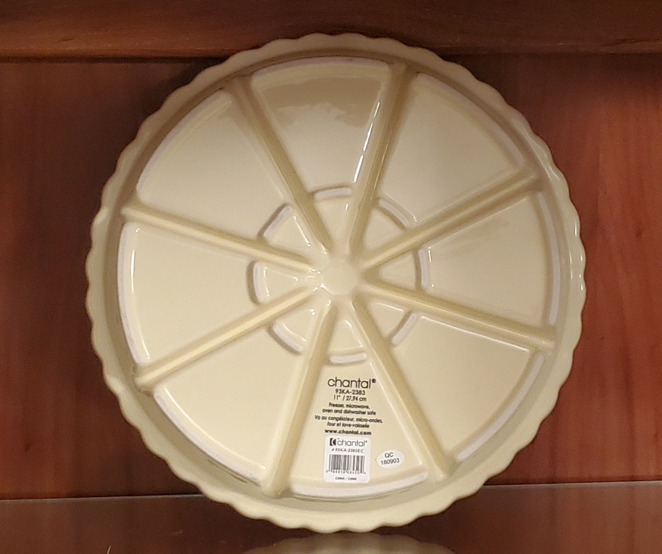 Chantal Bakers Divided Pie Dish 11 Stoneware - Etsy