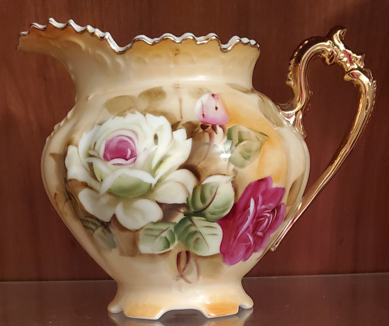 Rare 1950's Lefton China Hand Painted 48oz Heritage Brown - Etsy