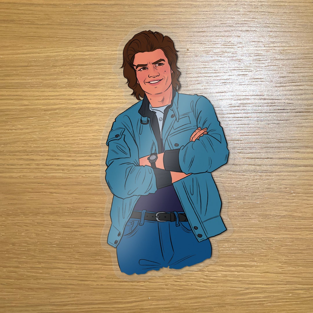 Folded Arms Steve Clear Sticker Stranger Things Steve Harrington - Etsy
