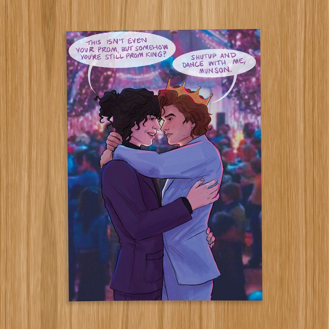 Prom A4 Art Print Steddie Steve Harrington Stranger Things - Etsy