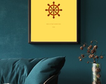 Rumi Quote Digital Art Print Your Heart Knows the Way Run in That ...