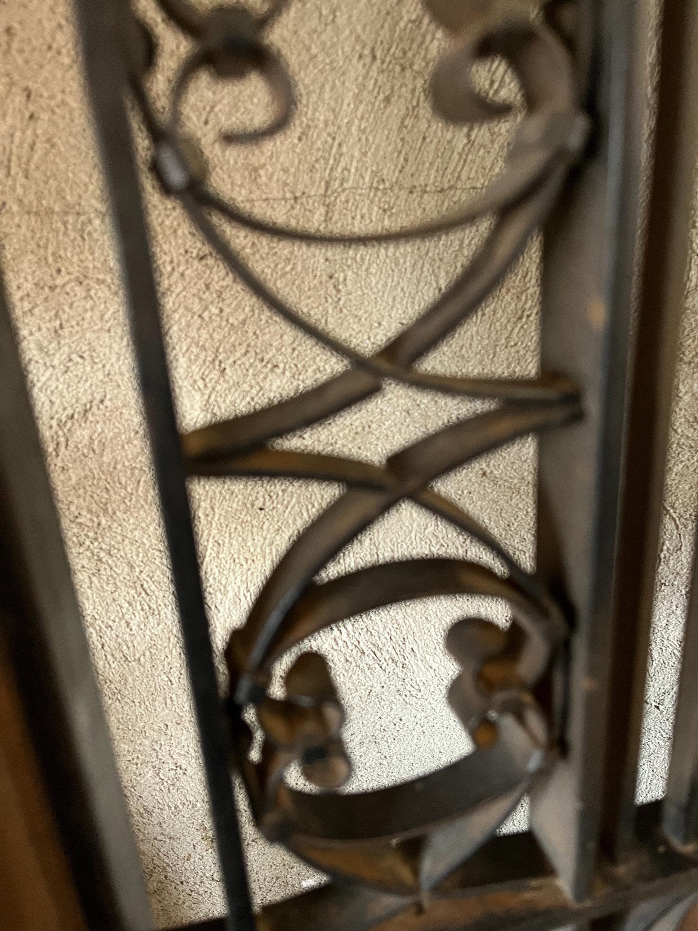 Antique Gilded Age Wrought Iron Gate - Etsy