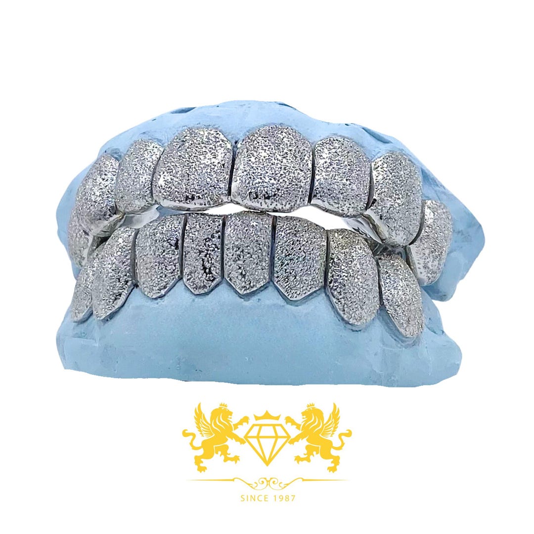 Custom Grillz Shiny and Fit With Fullset Model Diamond Dust and Free ...