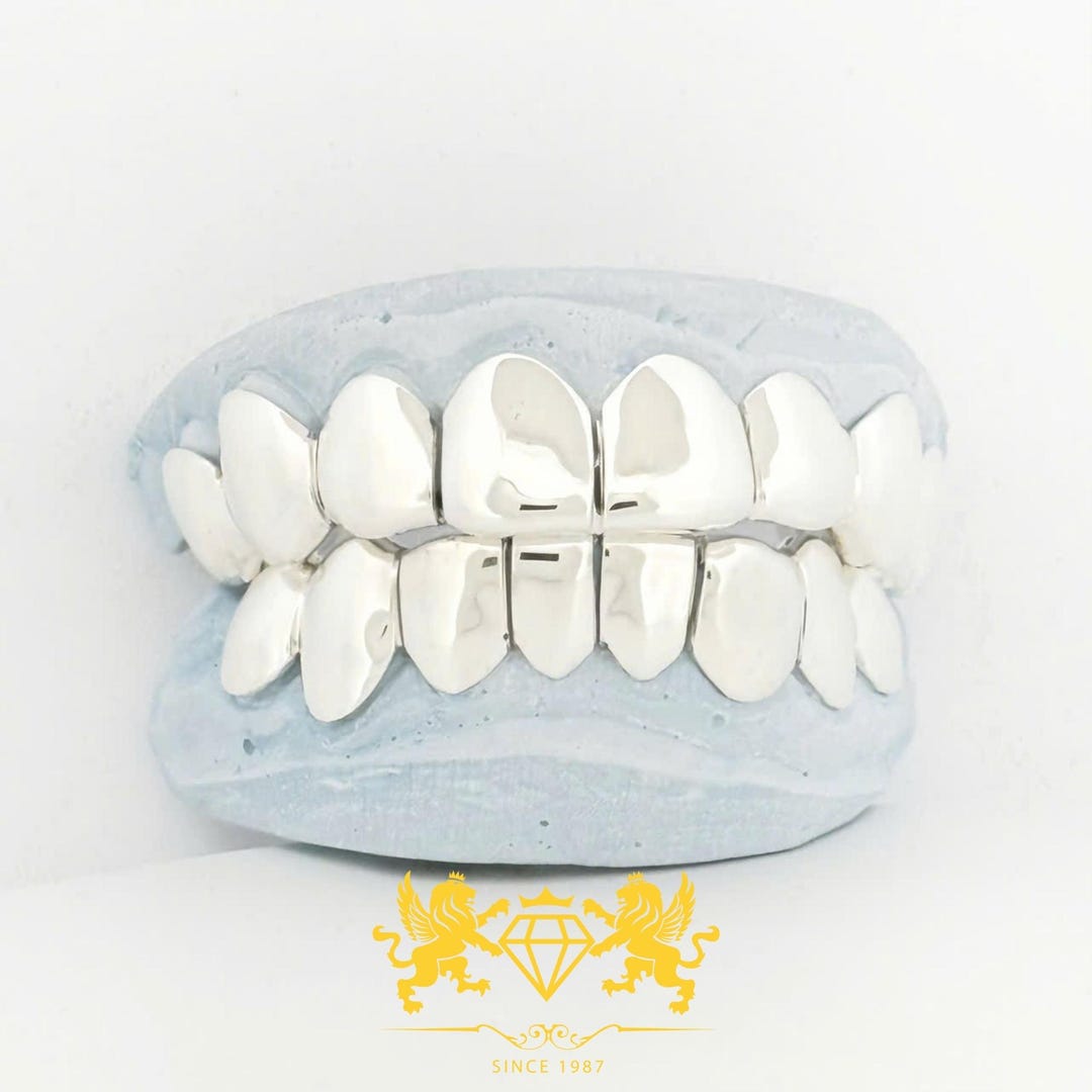 Custom Grillz Plain White Color, Grillz Classic, Grillz Original and ...