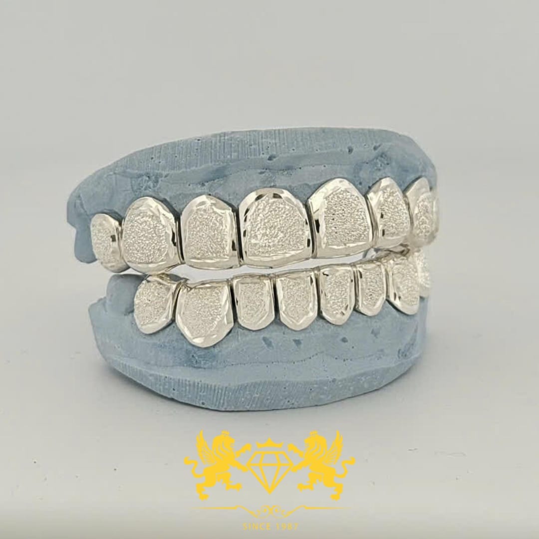 Authentic 10K 14K Gold Custom Grillz, Grillz Frames White and Custom ...