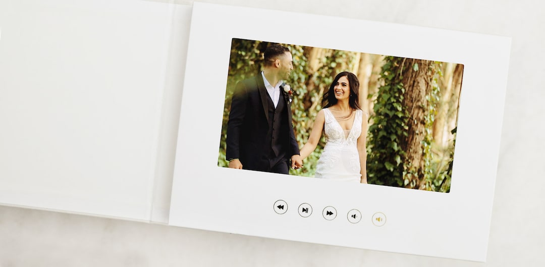 OUR WEDDING Video Book | Video Book That Plays Your Wedding Video ...
