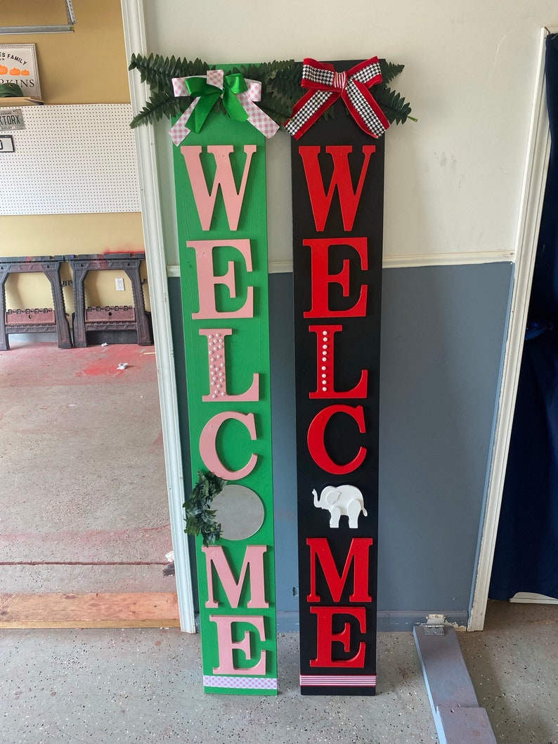 Elephant Welcome Sign - Etsy