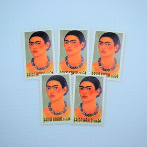 Vintage Frida Kahlo Postage Stamps - Etsy