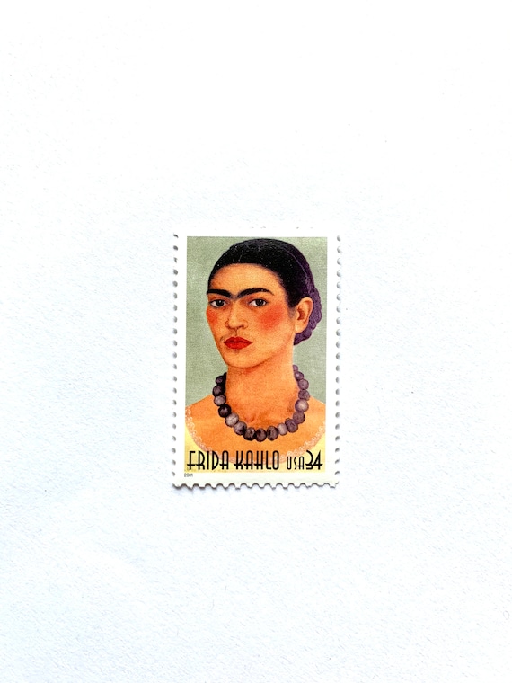 Vintage Frida Kahlo Postage Stamps | Etsy