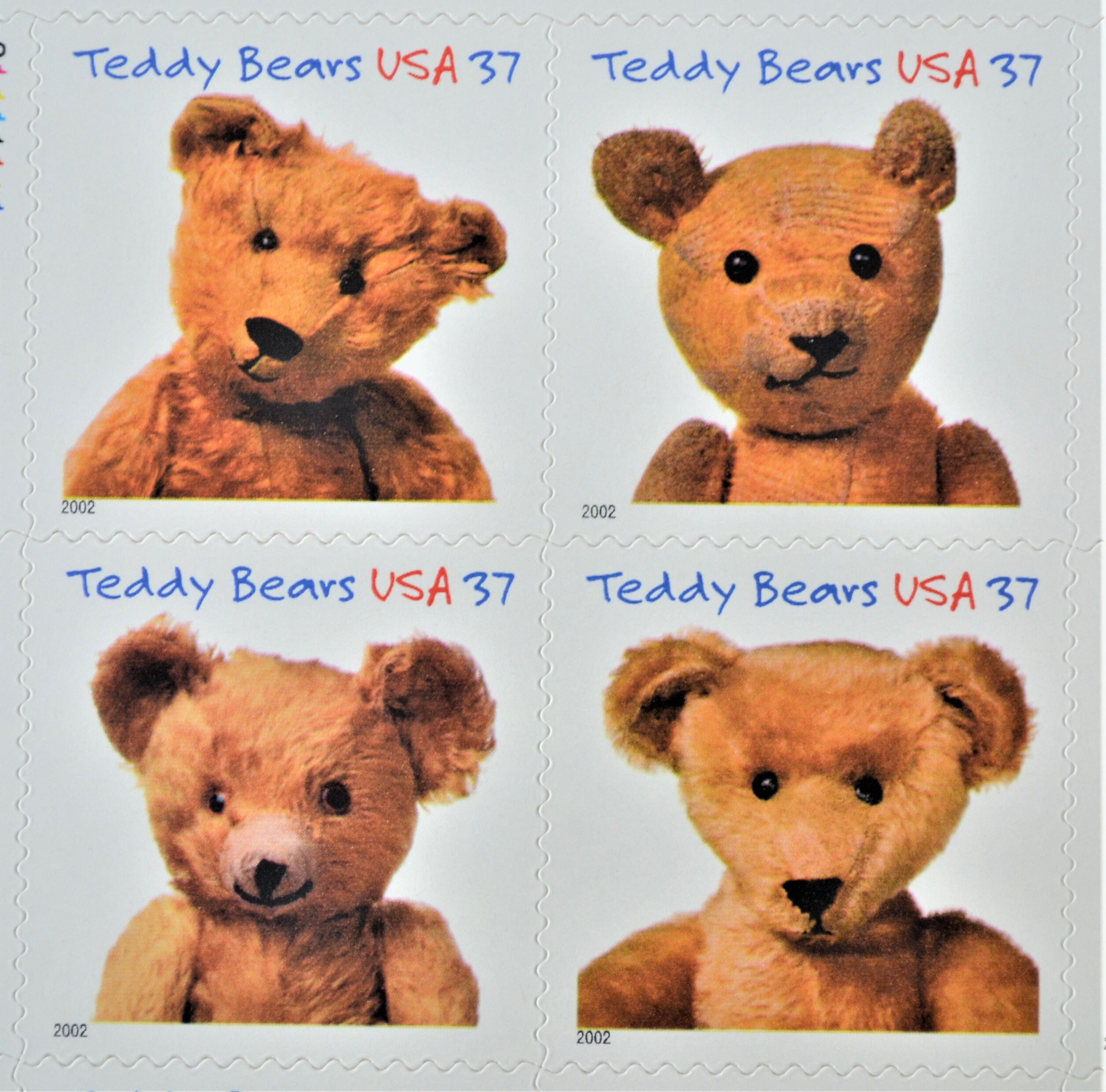 Teddy Bears Vintage Stamps, Gund Bear Stamp, Bruin Bear Stamp, Ideal ...