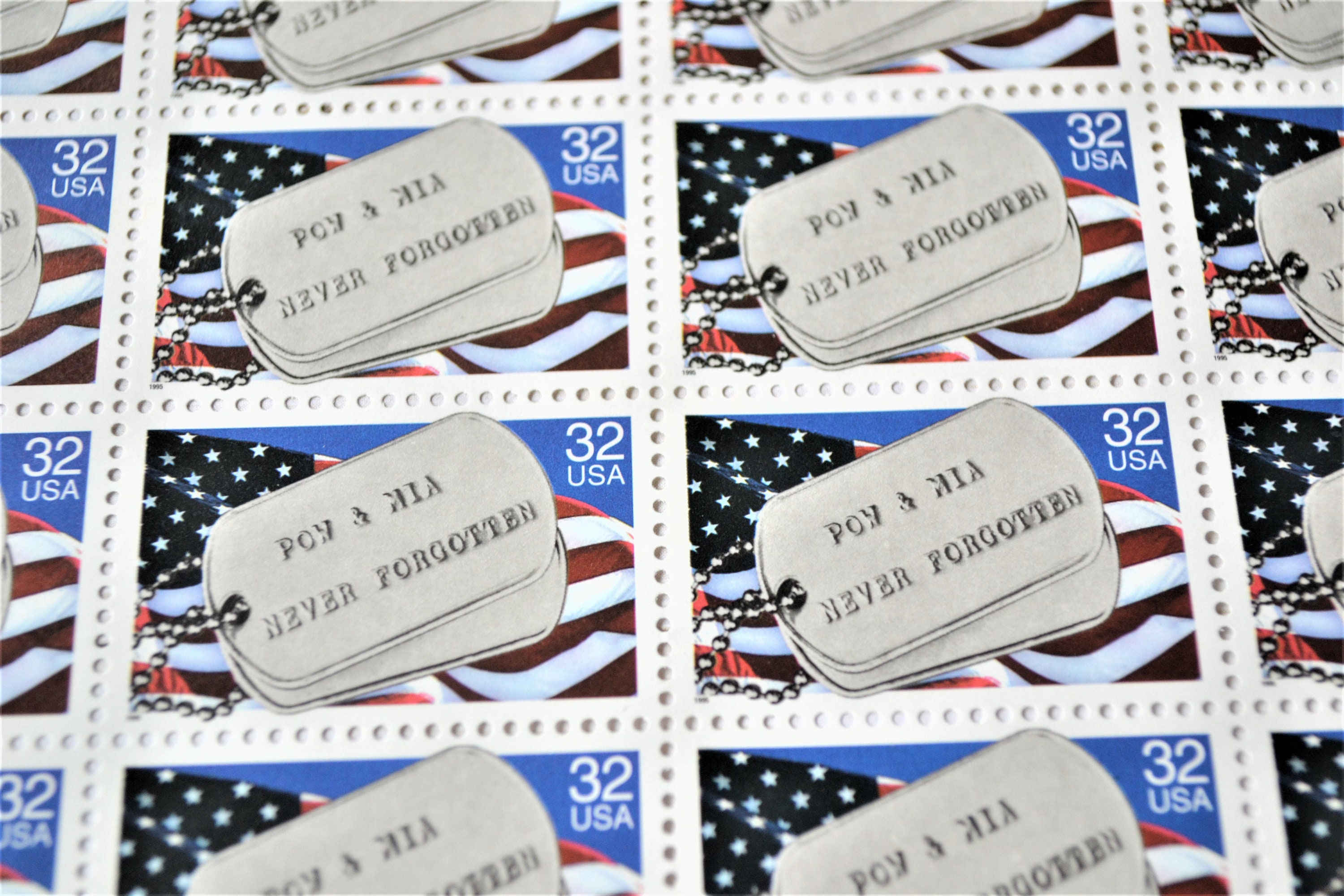 POW MIA Vintage Stamps, Never Forgotten Unused Postage Stamps for ...