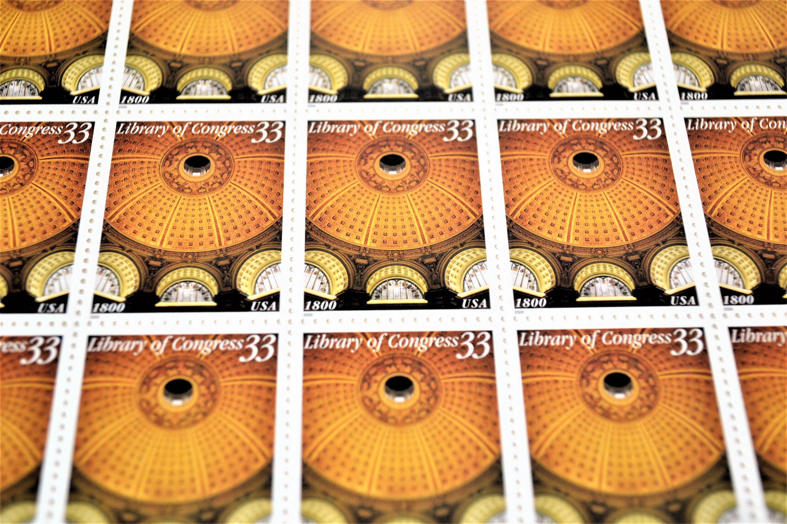 Library of Congress Unused Vintage Postage Mail Stamps US - Etsy