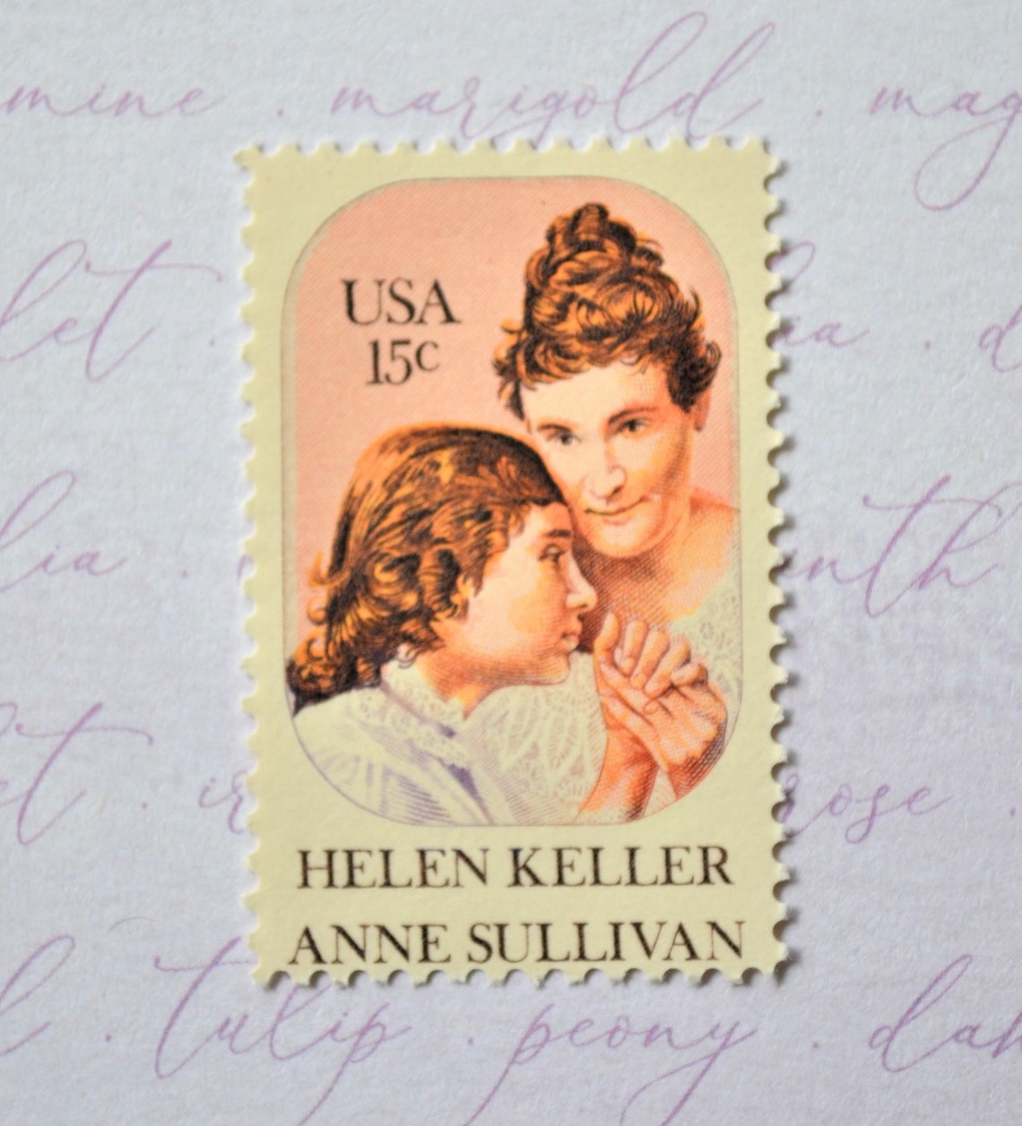 Buy Helen Keller Vintage Postage Stamps, Anne Sullivan Postage Stamps ...
