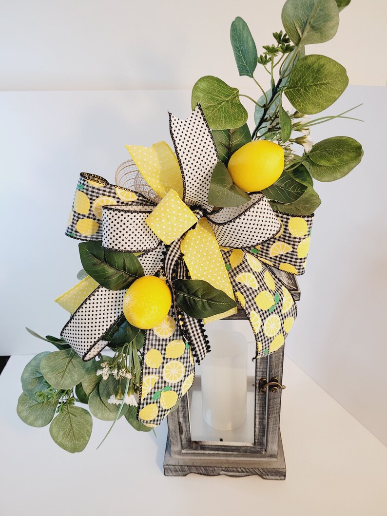 Lemon Lantern Swag for Home Decor, Everyday Lemon Lantern Swag for ...