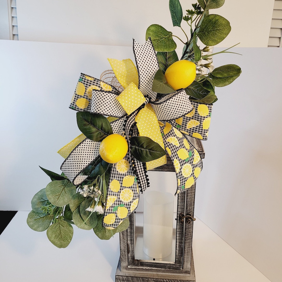Lemon Lantern Swag for Home Decor, Everyday Lemon Lantern Swag for ...
