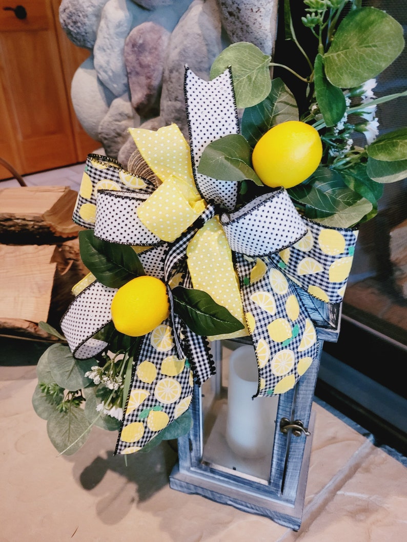 Lemon Lantern Swag for Home Decor, Everyday Lemon Lantern Swag for ...