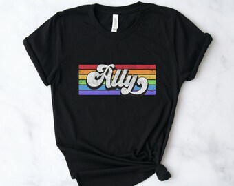 Lgbtq Ally T Shirt - Etsy
