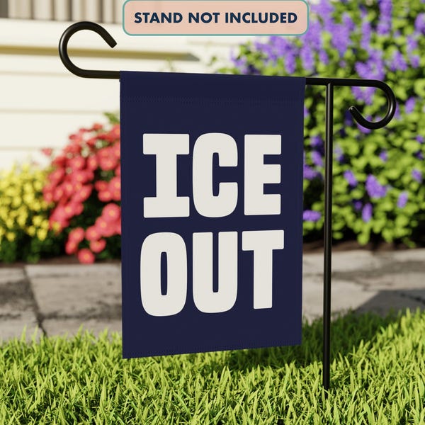 Abolish Ice Yard Flag - Etsy