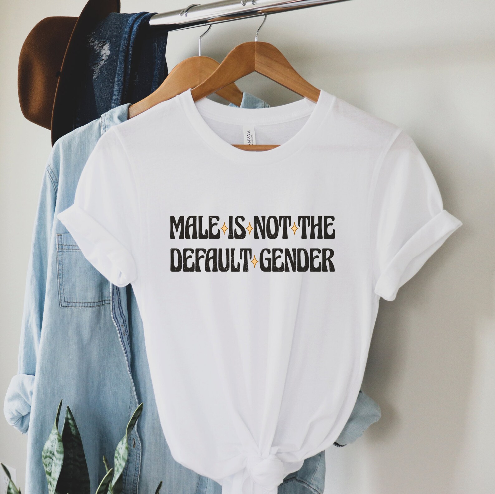 Male is Not the Default Gender Shirt Feminist T-shirt Equal - Etsy