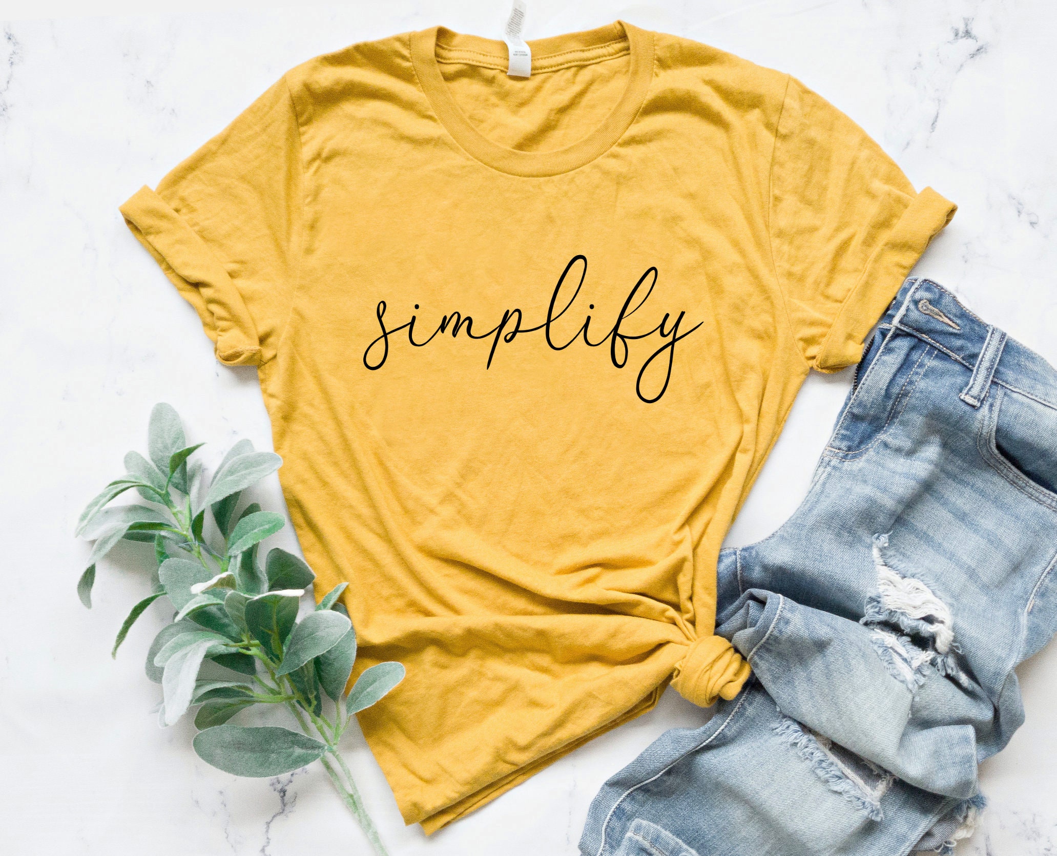 Simplify Shirt Minimalist Shirt Simple Living Shirt Less is | Etsy