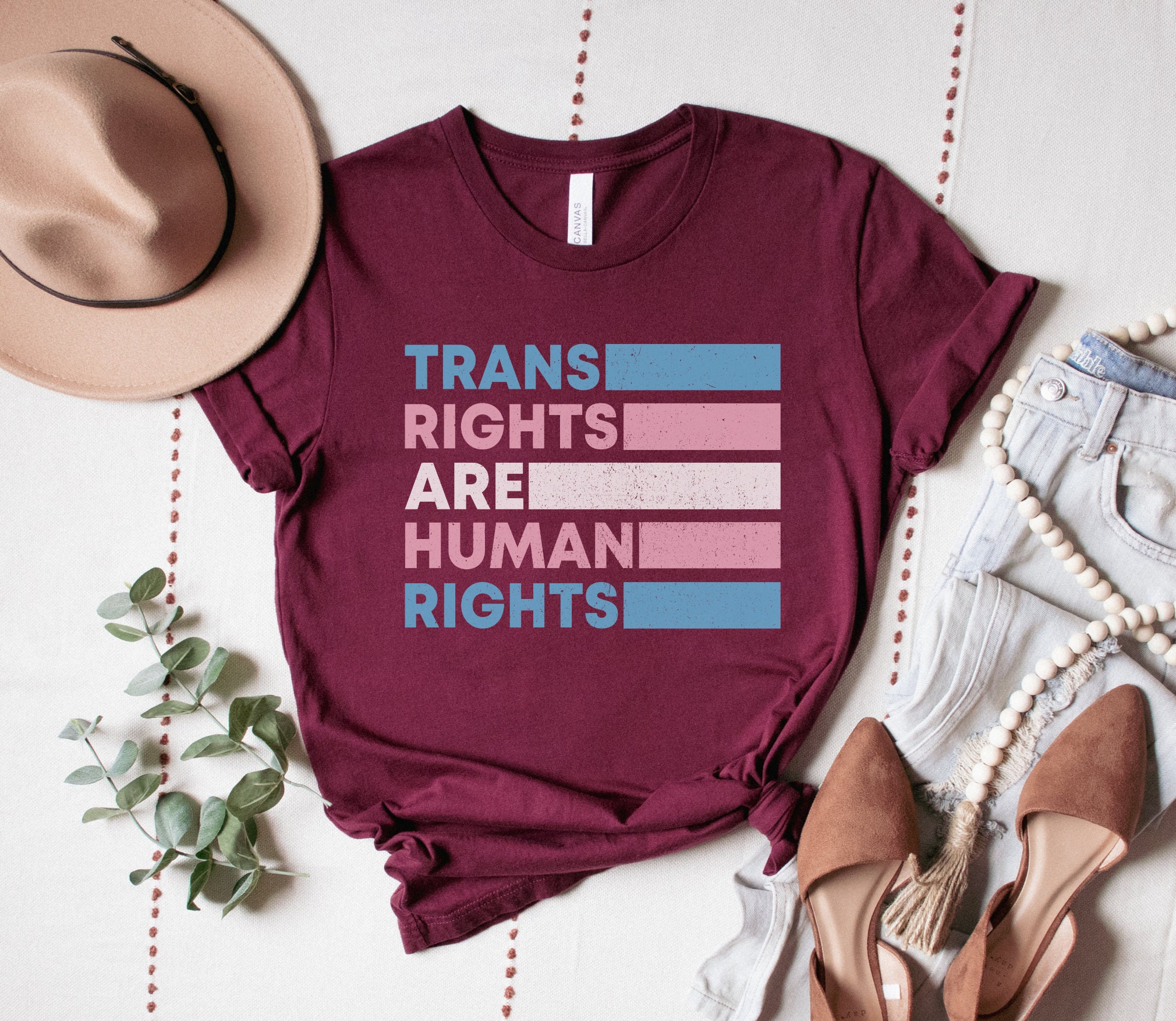 Trans Rights Are Human Rights Shirt, Protect Trans Kids Tee ...