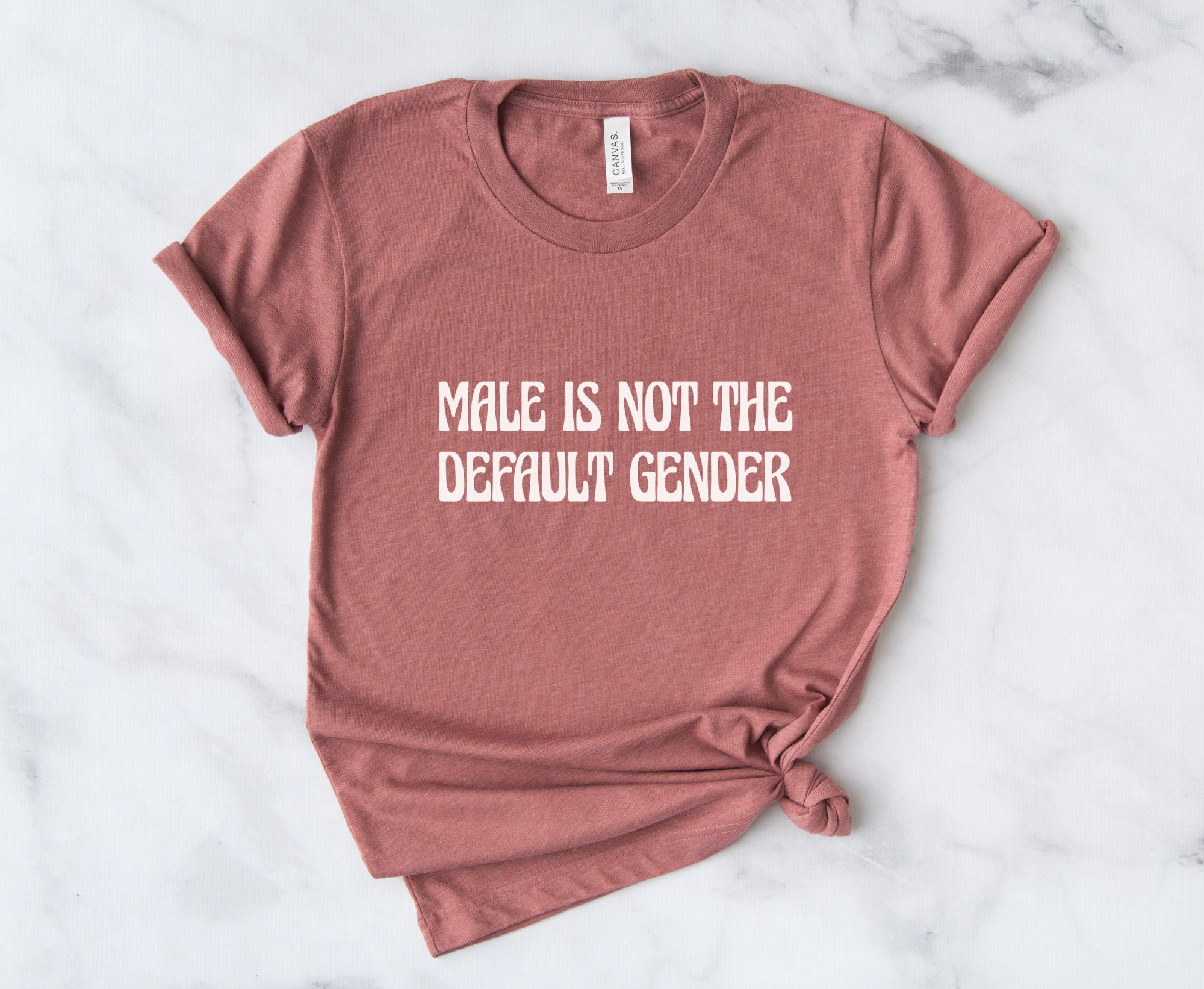 Male is Not the Default Gender Shirt Feminist T-Shirt Equal | Etsy