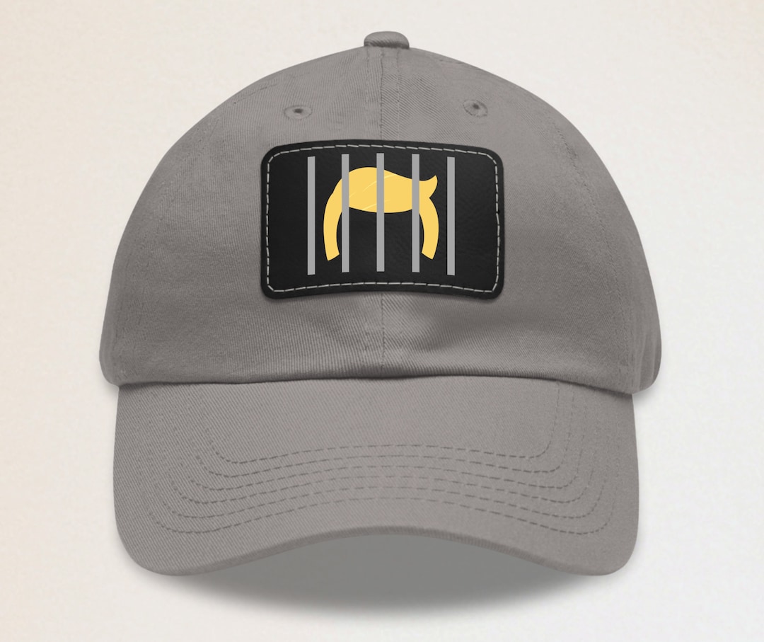 Trump Behind Bars Hat, Trump for Prison Cap, Anti Trump Gift, Trump ...