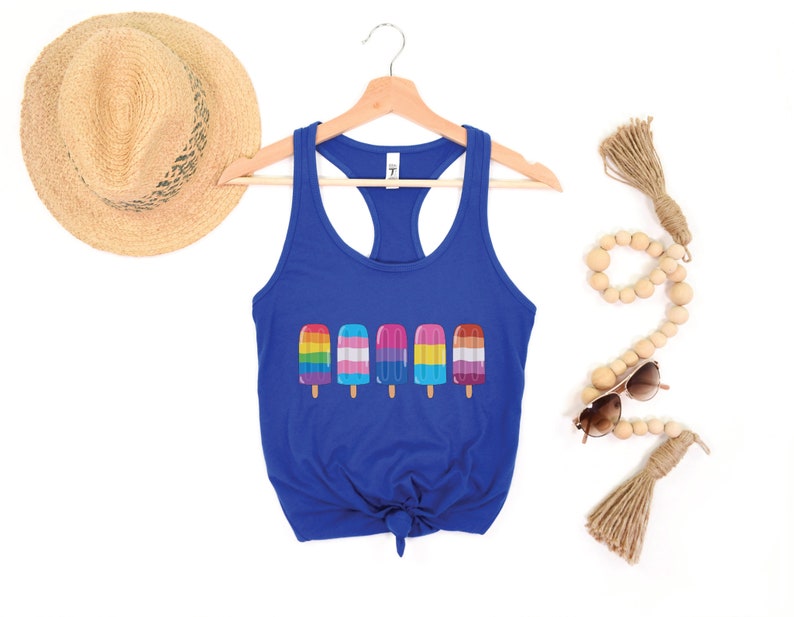 LGBTQIA Pride Ice Pops Tank Pride Month Gift Gay Pride - Etsy