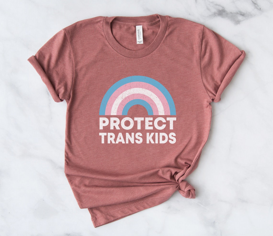 Protect Trans Kids Shirt Transgender Rights Tee LGBTQIA | Etsy