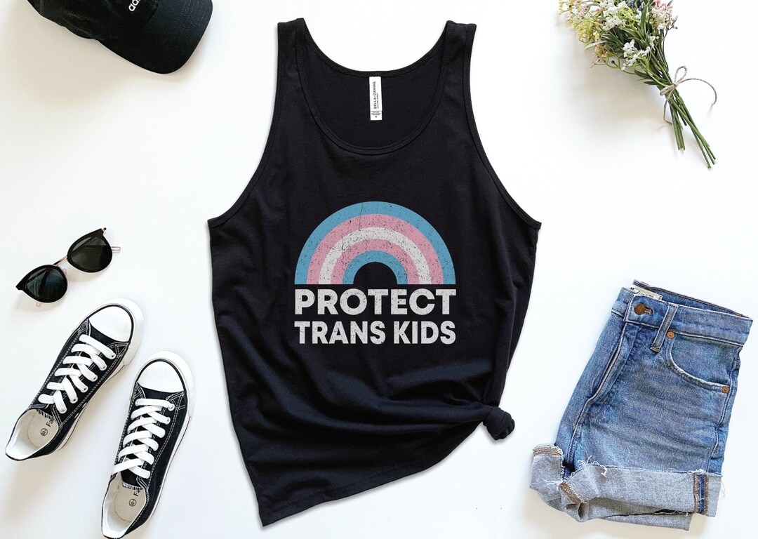 Protect Trans Kids Tank, Transgender Rights Top, LGBTQIA Tank Top ...