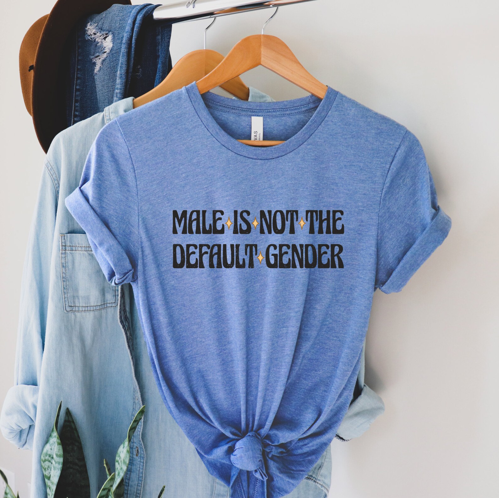 Male is Not the Default Gender Shirt Feminist T-shirt Equal - Etsy