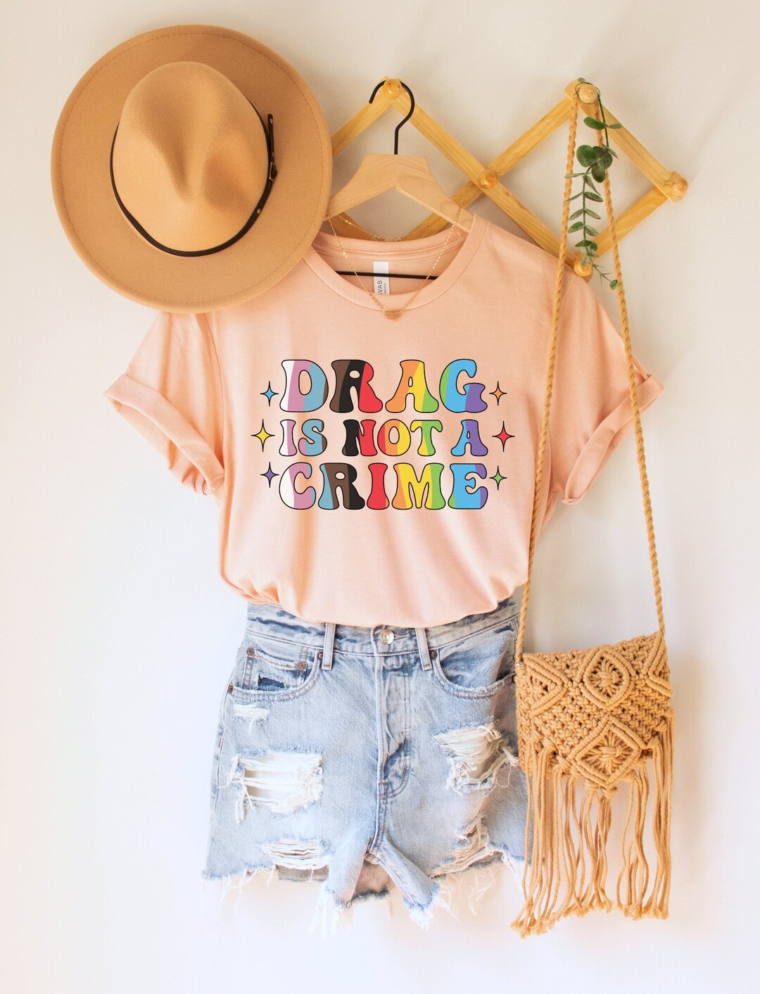 Drag is Not a Crime Shirt, Progress Pride Top, Support Drag Tshirt ...