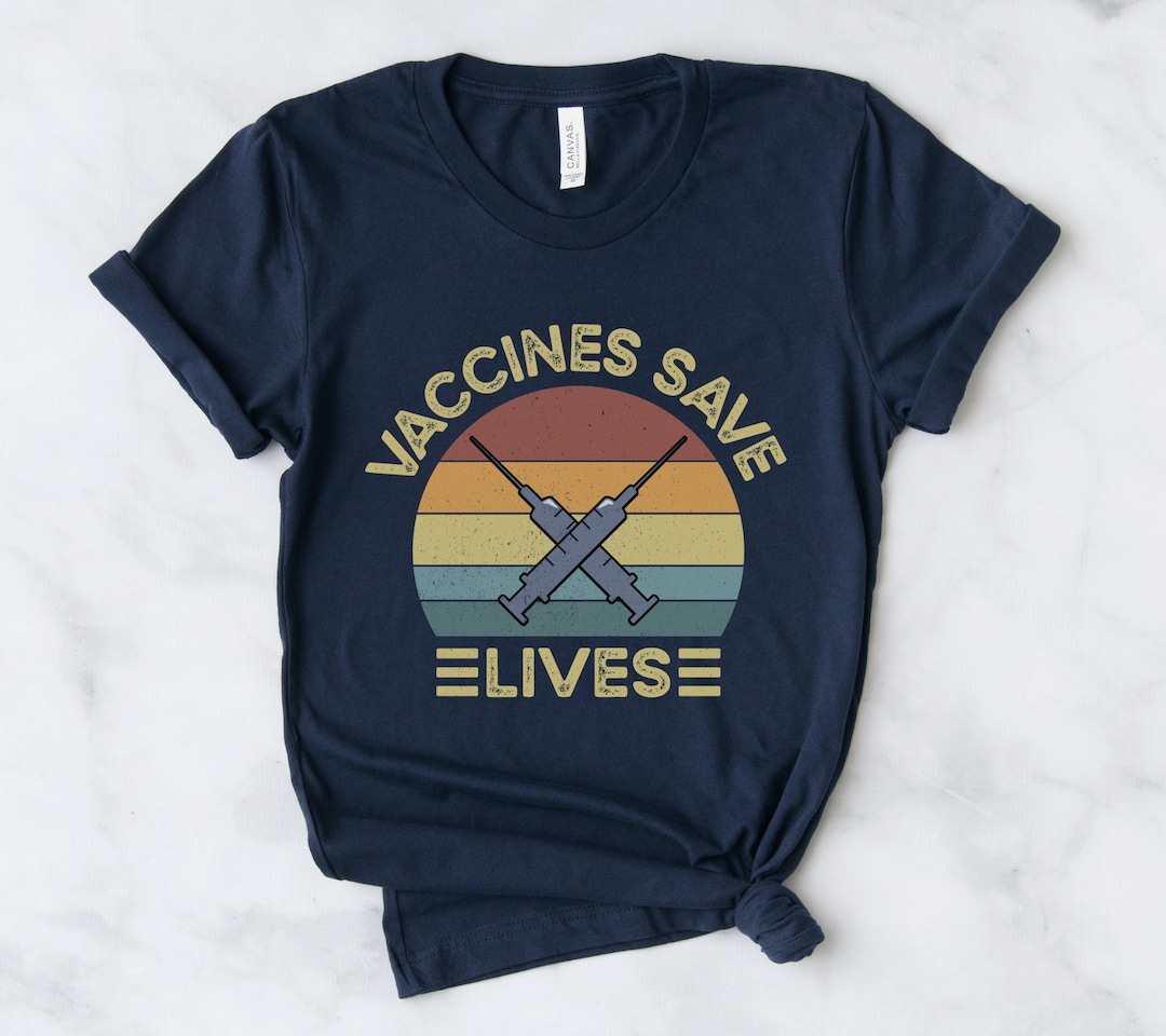 Vaccines Save Lives Shirt, Pro Vaccine T-shirt, Science is Real Tee ...
