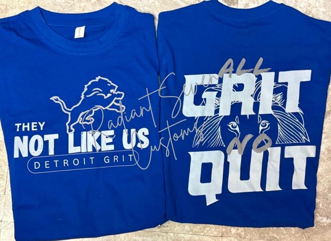 They Not Like Us/all Grit No Quit - Etsy