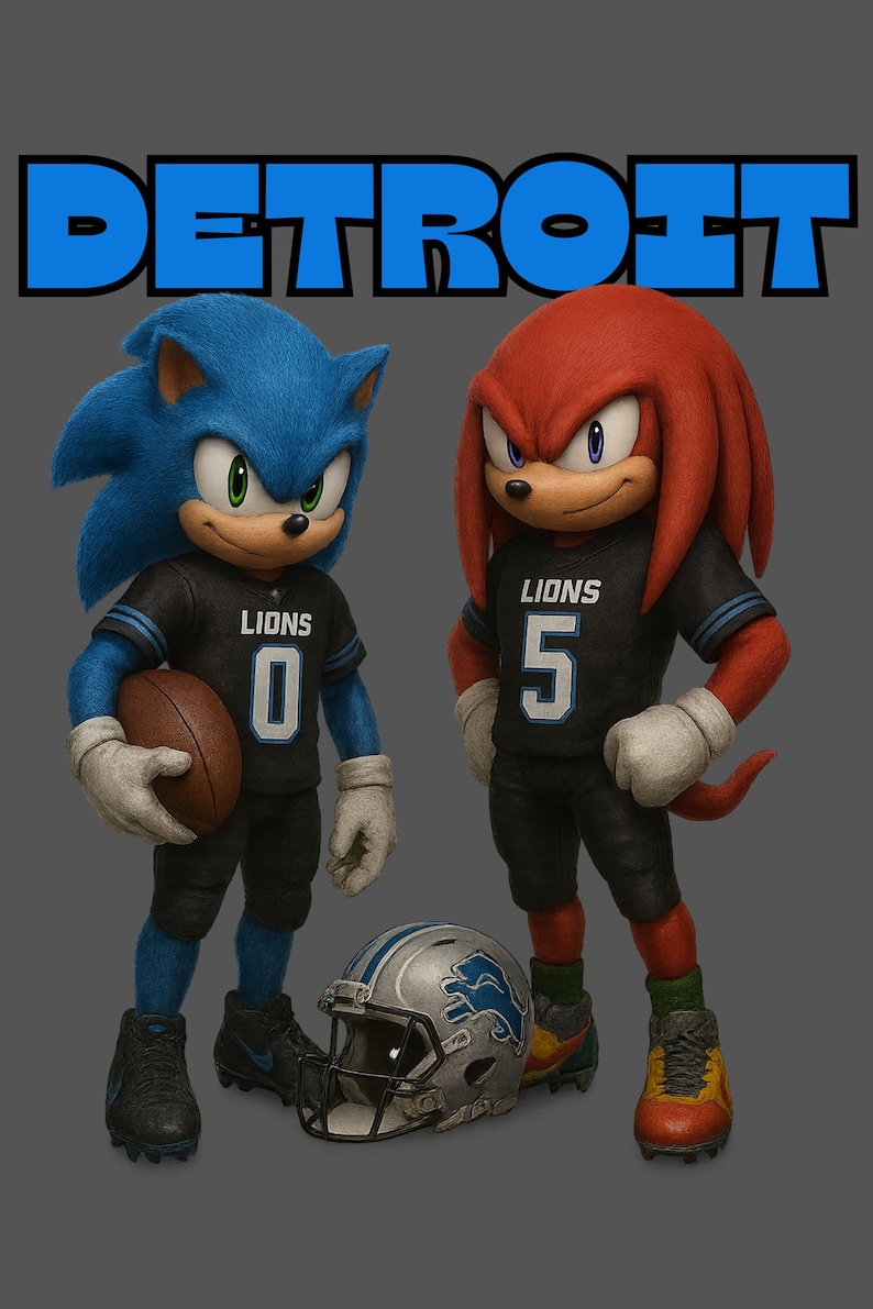 Detroit Sonic and Knuckles Digital NEW 2025 - Etsy