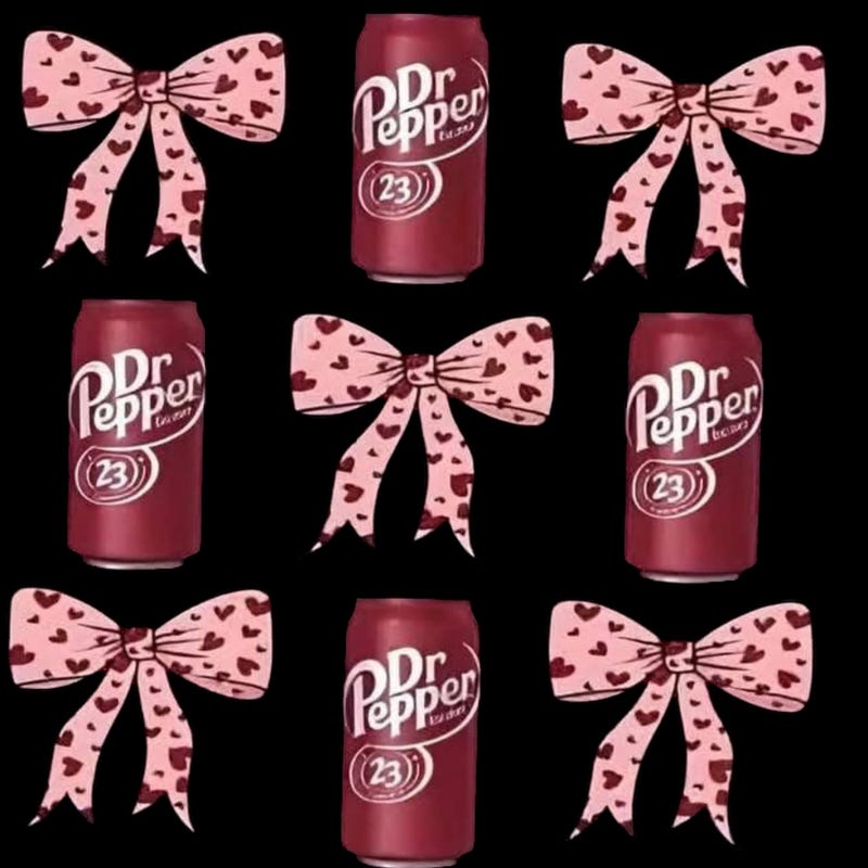 Dr Pepper With Bow - Etsy