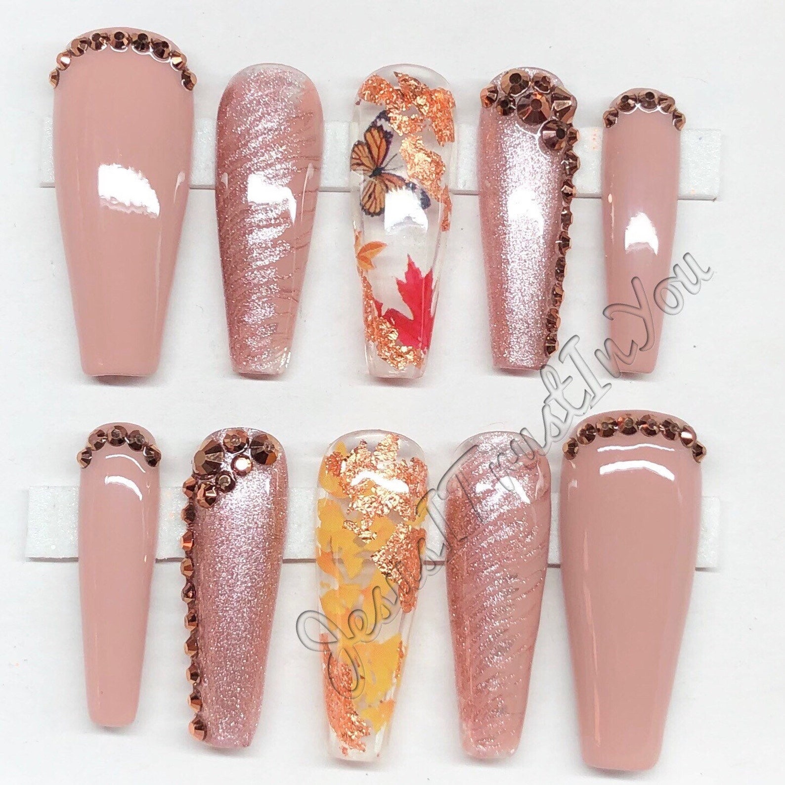 EVERLASTING FALL Gel Polish Press on Nails - Etsy