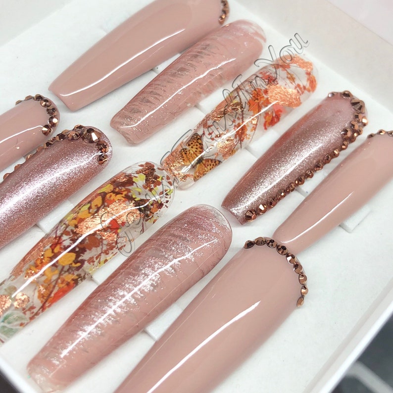 EVERLASTING FALL Gel Polish Press on Nails - Etsy