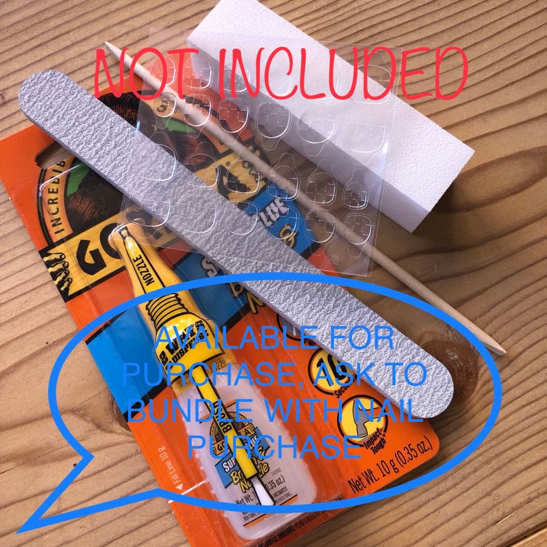 BLESSED Long Square Gel Press on Nails | Etsy