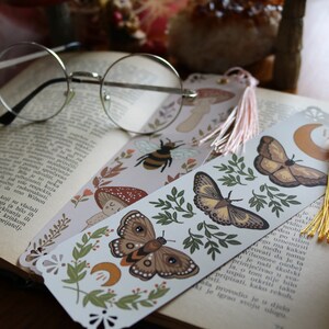 Bookmark Set of 2-illustrated Bookmark-handmade-whimsical-witchy ...