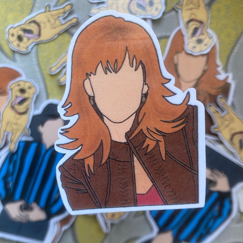 Reba Mcentire Hand-drawn Sticker - Etsy