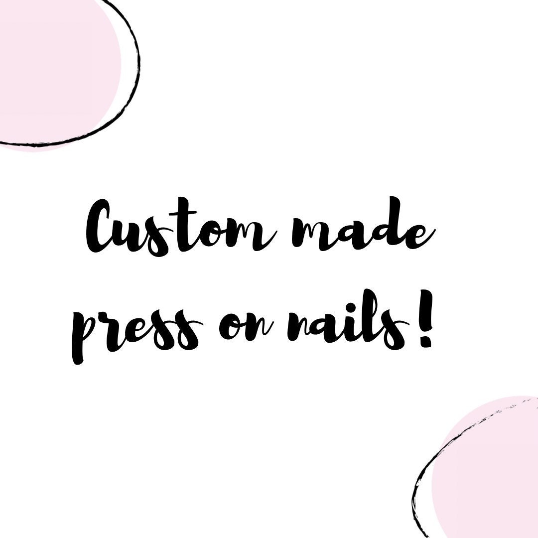 Press on Nails | Custom Made Press on Nails | Bespoke Nails | Glue on ...