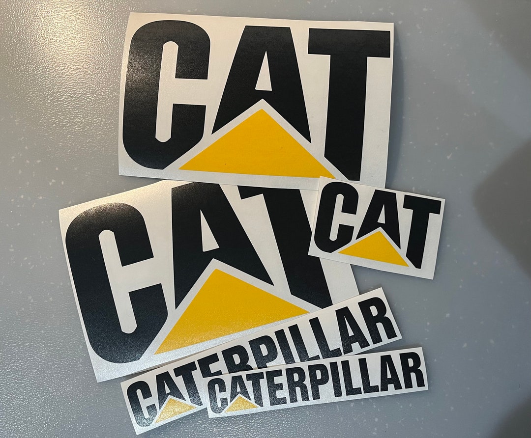 Caterpillar Machinery Sticker | Vinyl Decal Stickers | Personalised ...