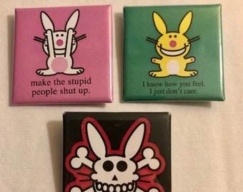 2000s Happy Bunny - Etsy