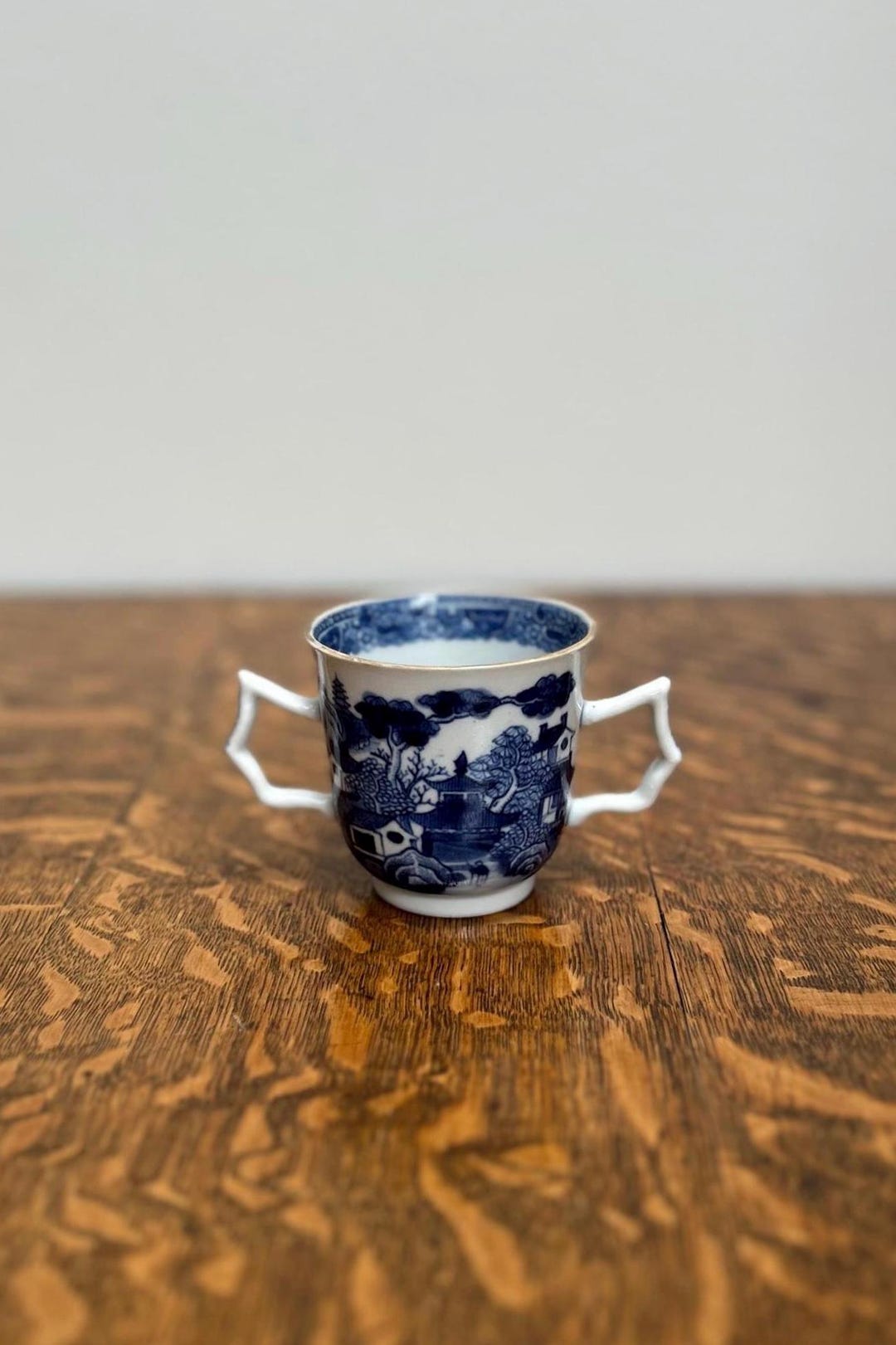 Rare Antique Chinese Tea Cup With Two Handles - 18th Century - 1770s - Etsy