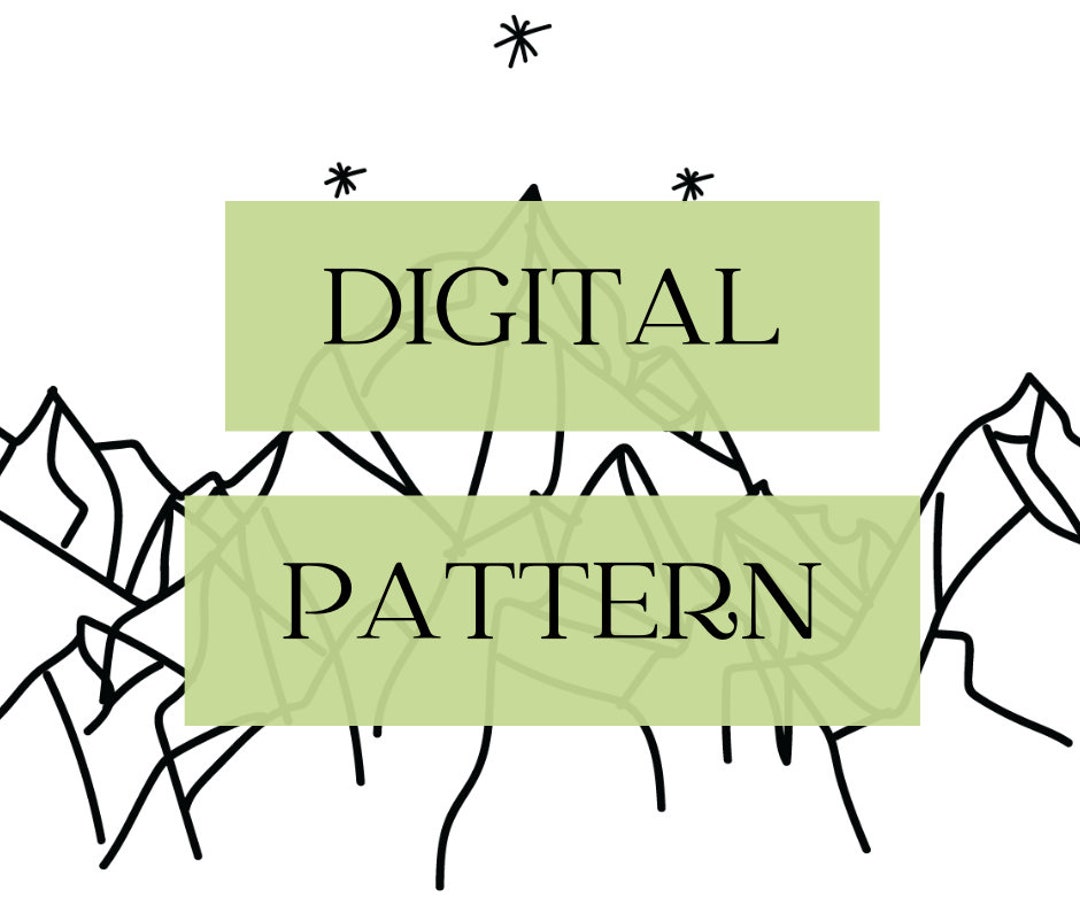 Mountains of Velaris Template- Acotar | Bookish Hand Embroidery Pattern ...