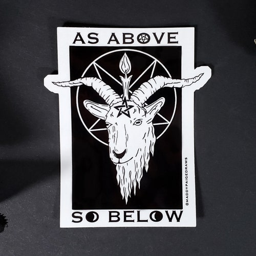 SB Baphomet Vinyl Decal Sticker - Etsy