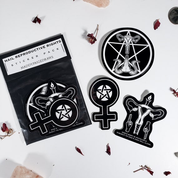 Hail Reproductive Rights Pro-choice Vinyl Stickers | Etsy