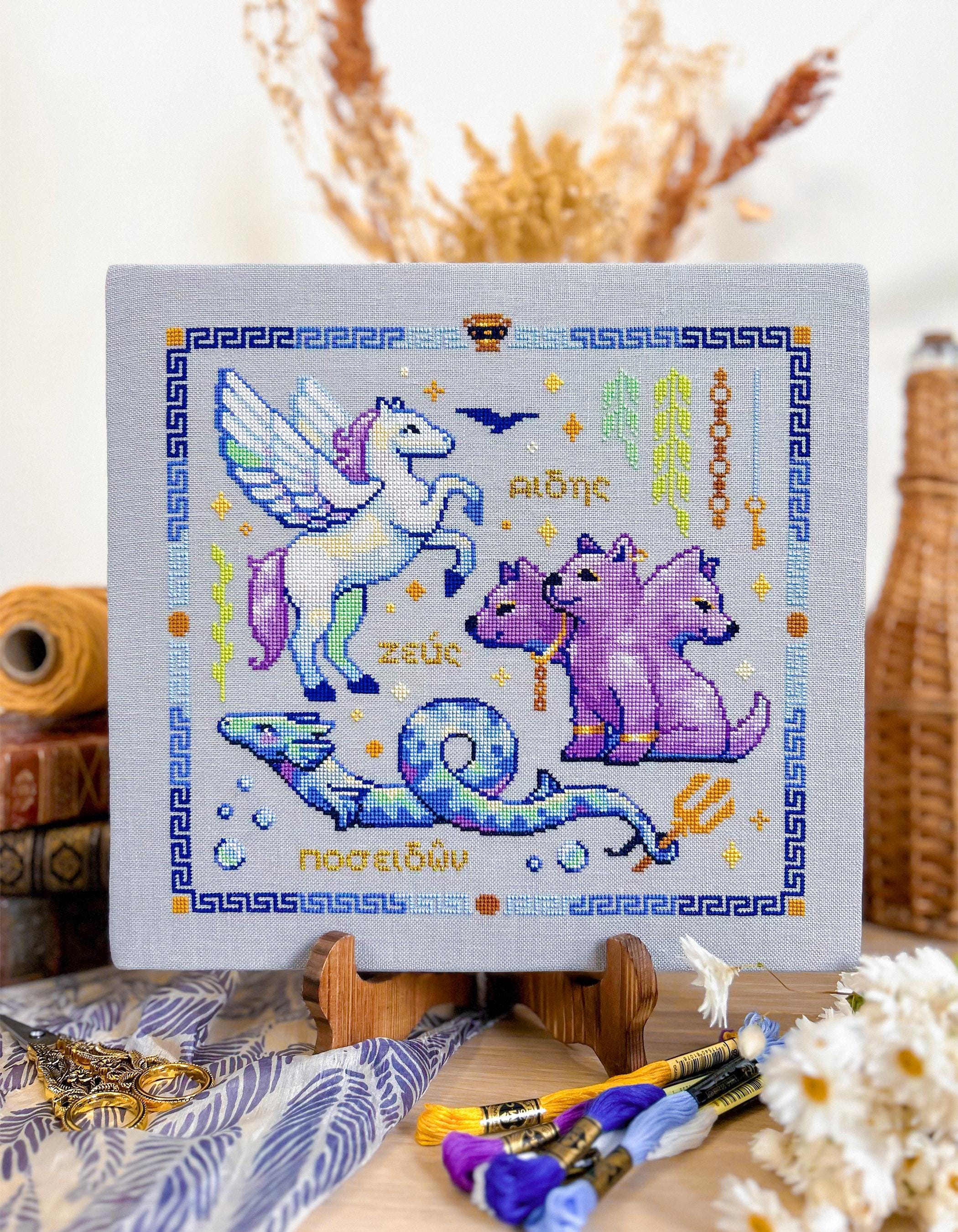 Divine Beasts SAL - Greek Mythology Stitchalong - Cerberus Cross Stitch ...