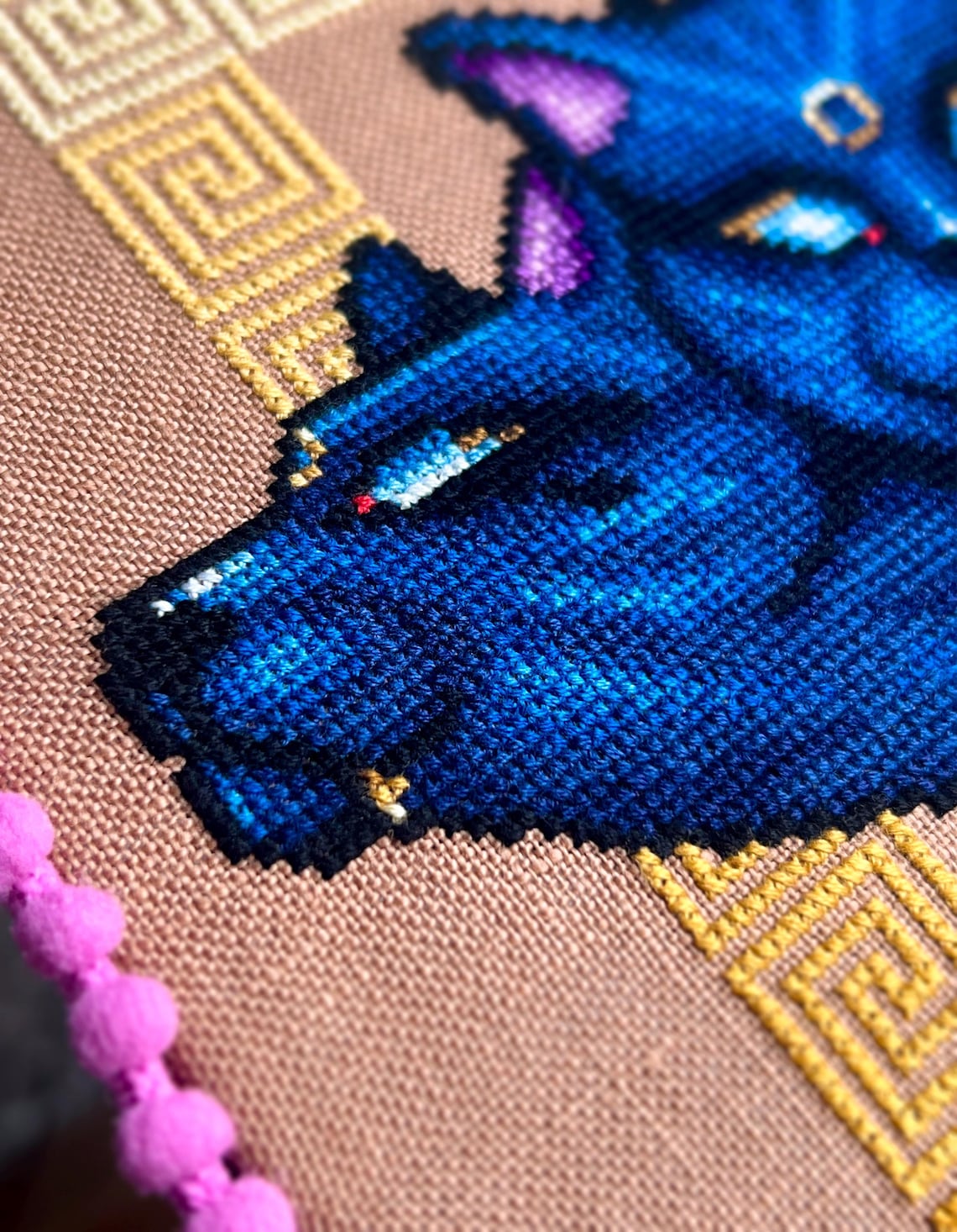Cerberpuss - Cat Cerberus Cross Stitch - Mythical Cryptid Cross Stitch ...